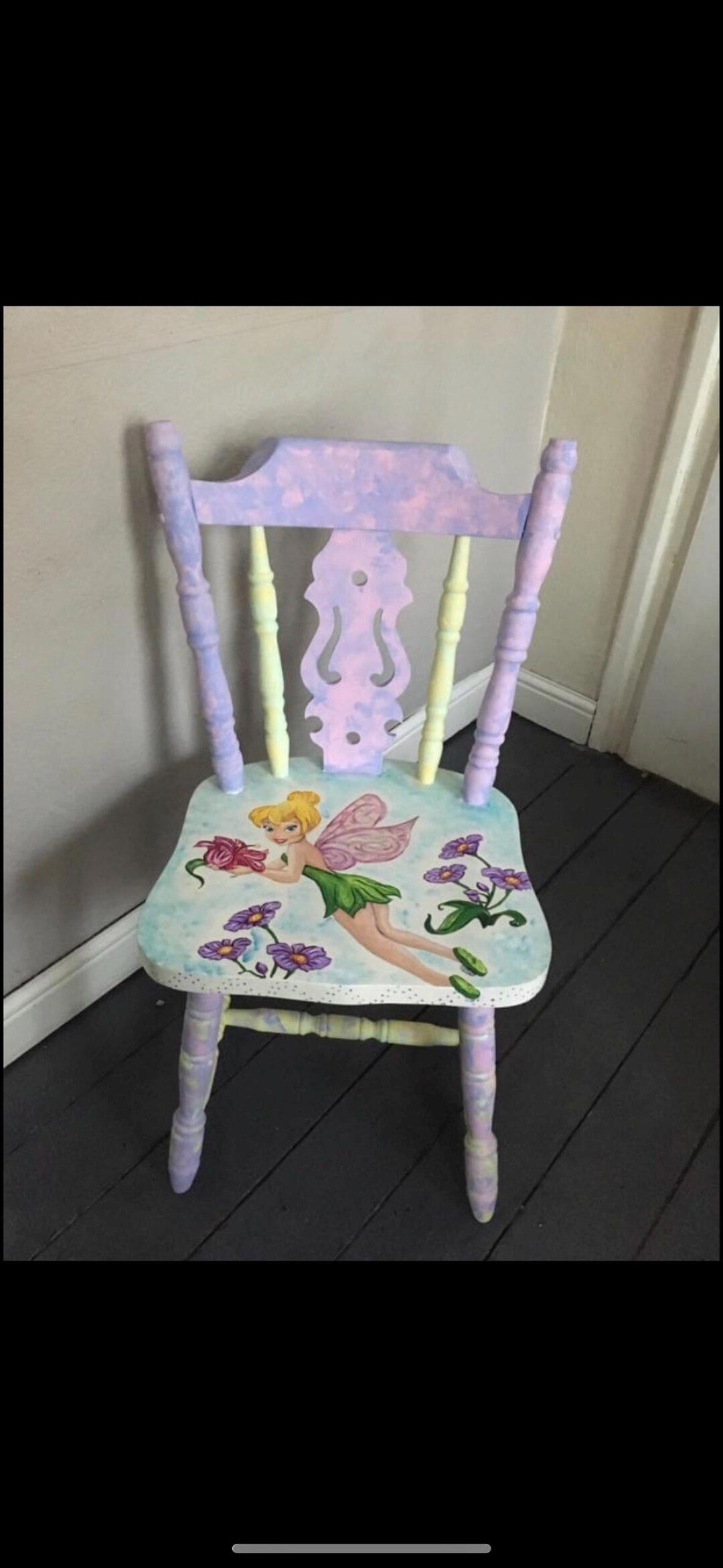 Tinkerbell Fairy Inspired Wooden Chair - Etsy