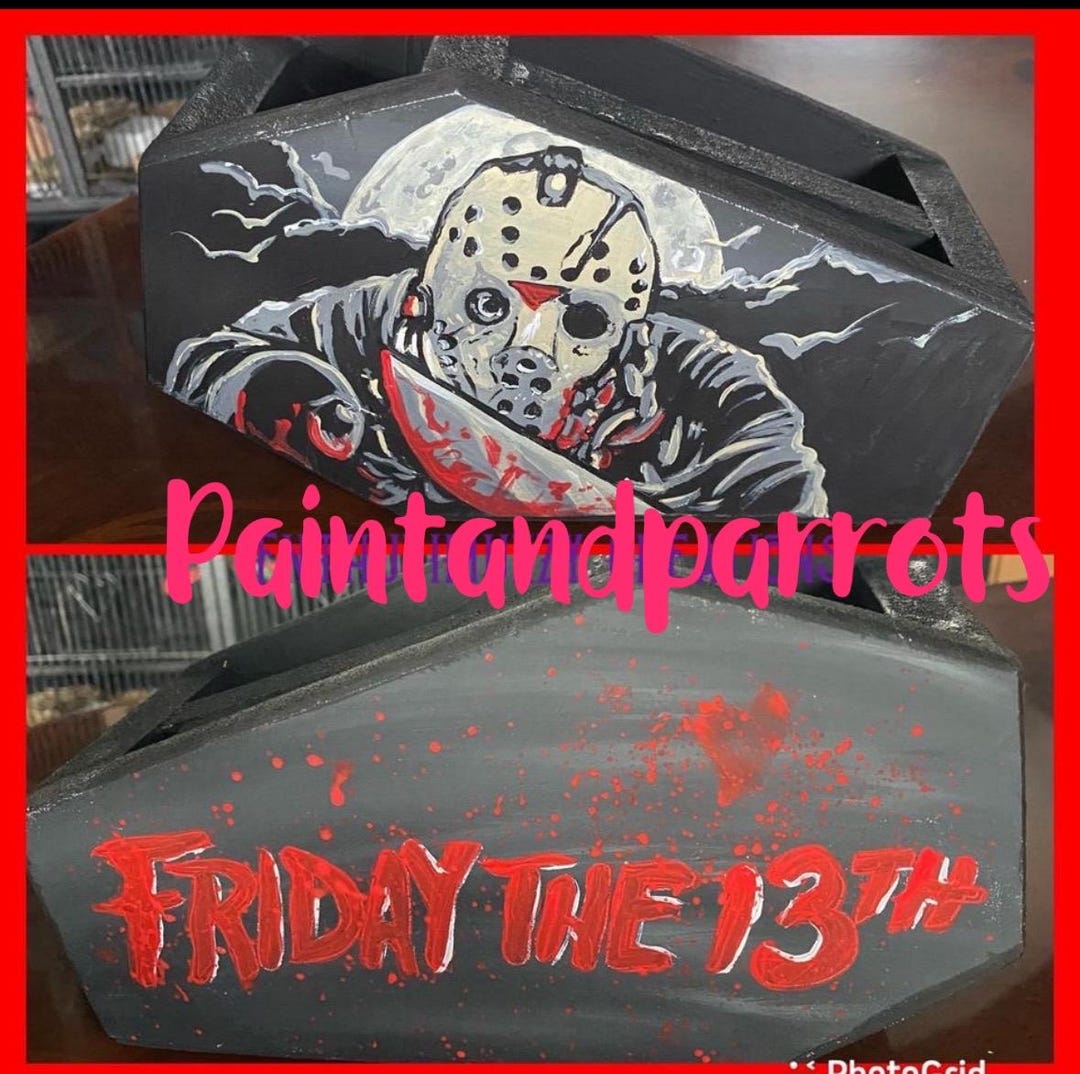 Friday 13th Hand Made Coffin Storage Pots - Etsy