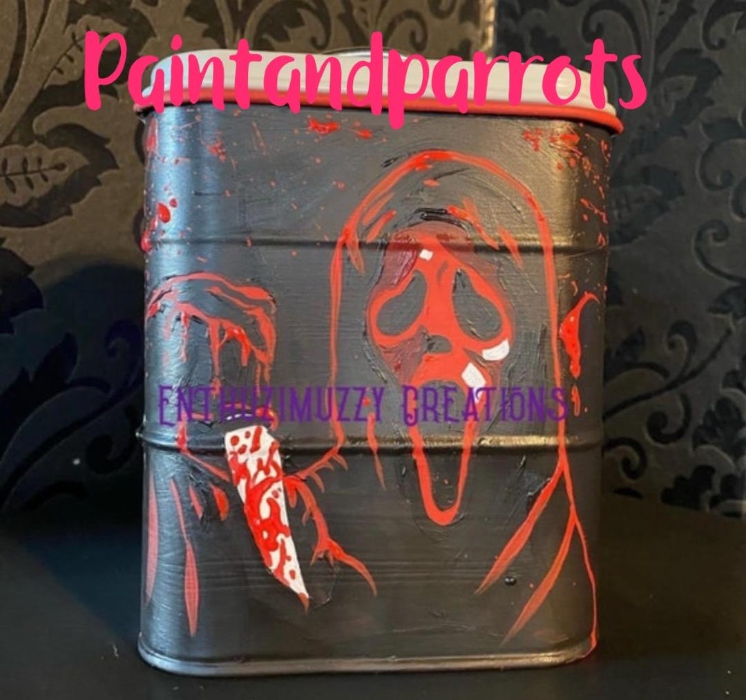 Scream, Ghostface Inspired Biscuit Cookie Tin - Etsy