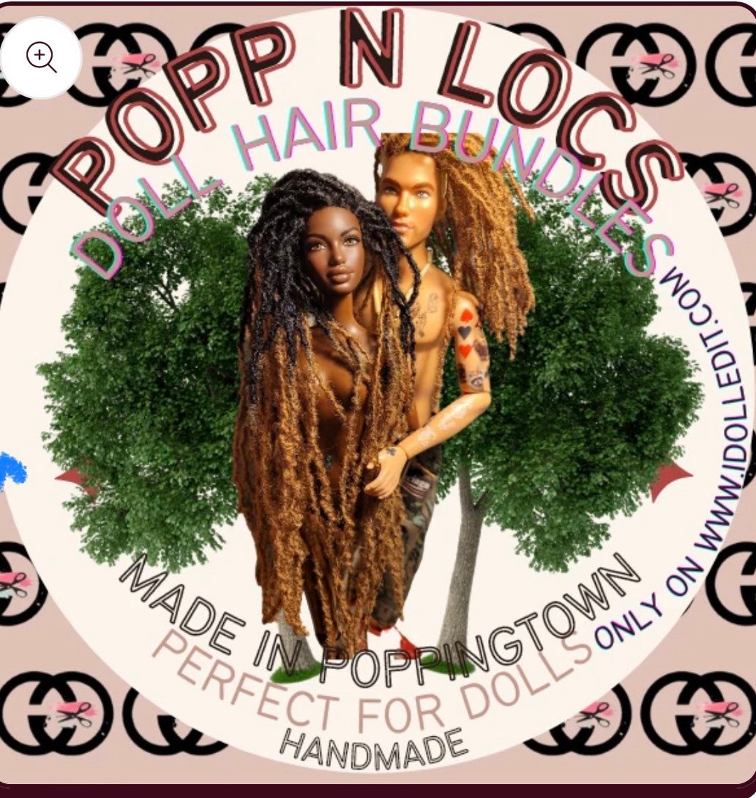 Doll Rerooting Hair Dreadlocs or Locs Bundle - Etsy