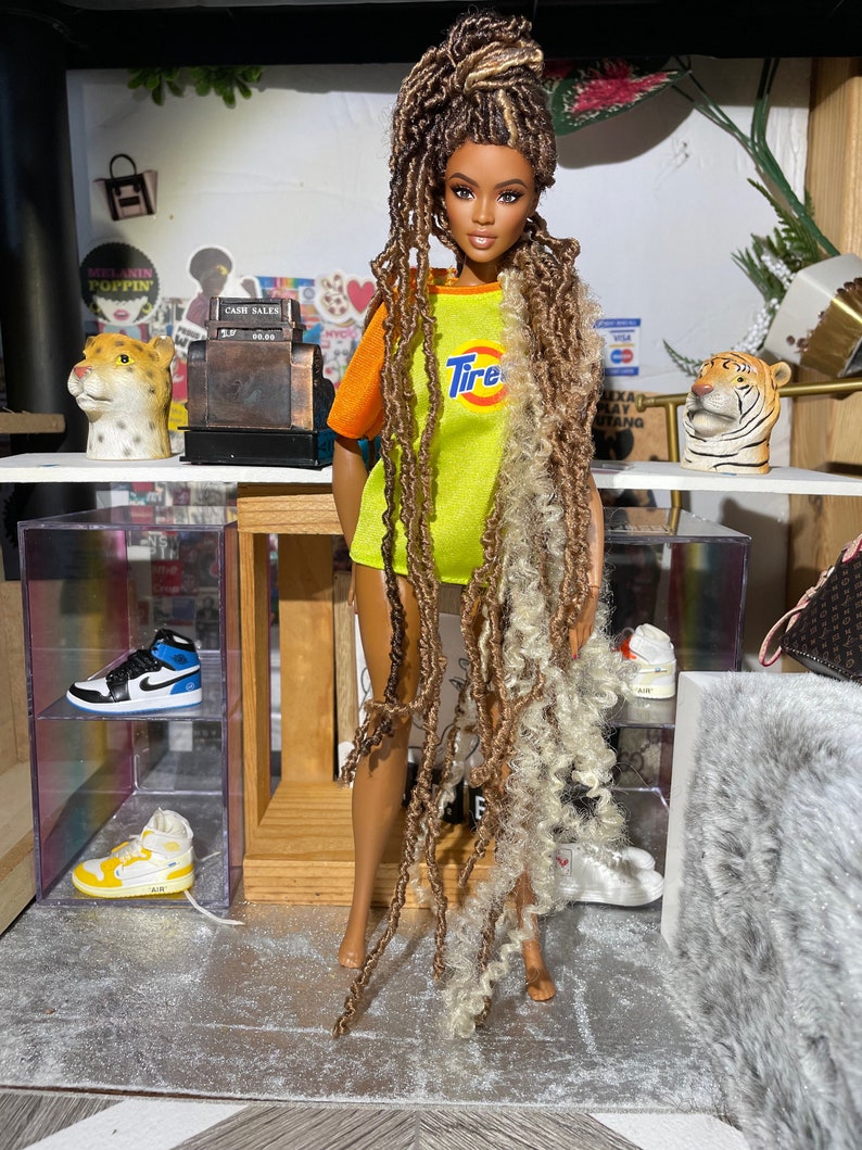 Doll Rerooting Hair Dreadlocs or Locs Bundle Boho Bae Bundle - Etsy