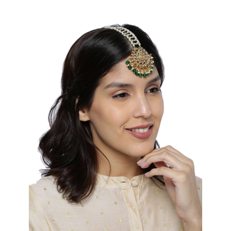 Zaveri Pearls High Quality Gold Plated Kundan And Pearls Etsy