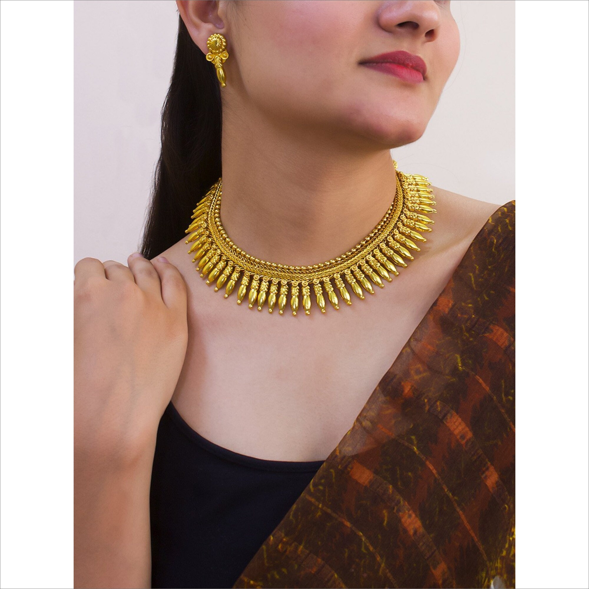 High Quality Oxidized German Silver Gold Plated Kolhapuri | Etsy