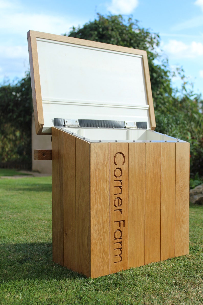 Oak Parcel Box - Etsy UK