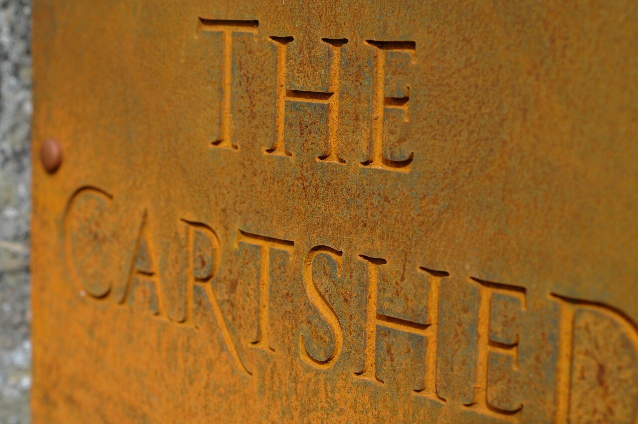 Rusty Metal House Sign. Rustic House Sign. Corten House Sign - Etsy