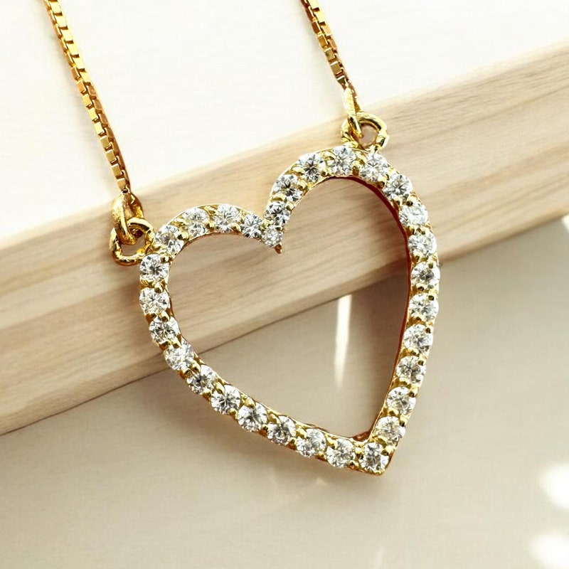 Heart Shape Necklace - Etsy