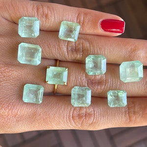 6ct Natural Emerald Solitaire Ring, 14k Gold, Emerald Ring, Solitaire ...