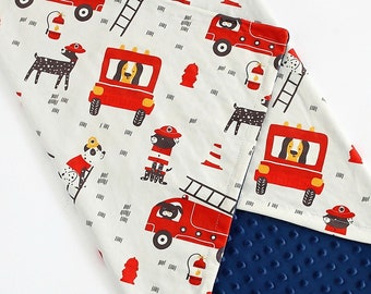 Fire Truck Blanket | Etsy