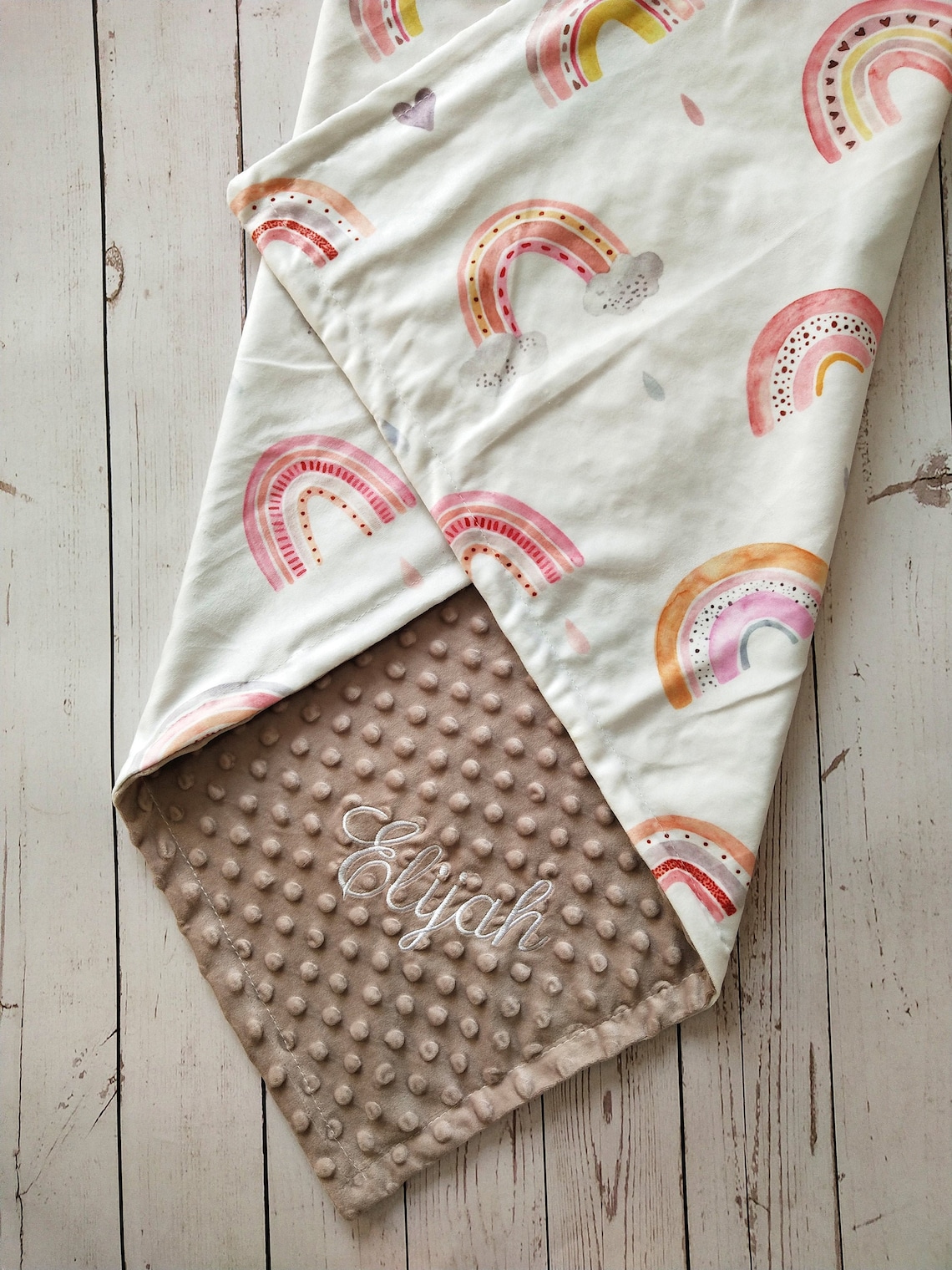 Personalized Baby Blanket Girl Rainbow Baby Girl Blanket Baby - Etsy