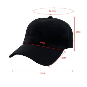 Embroidered Hat Personalized Dad Cap Embroidery Logo Baseball Hat ...