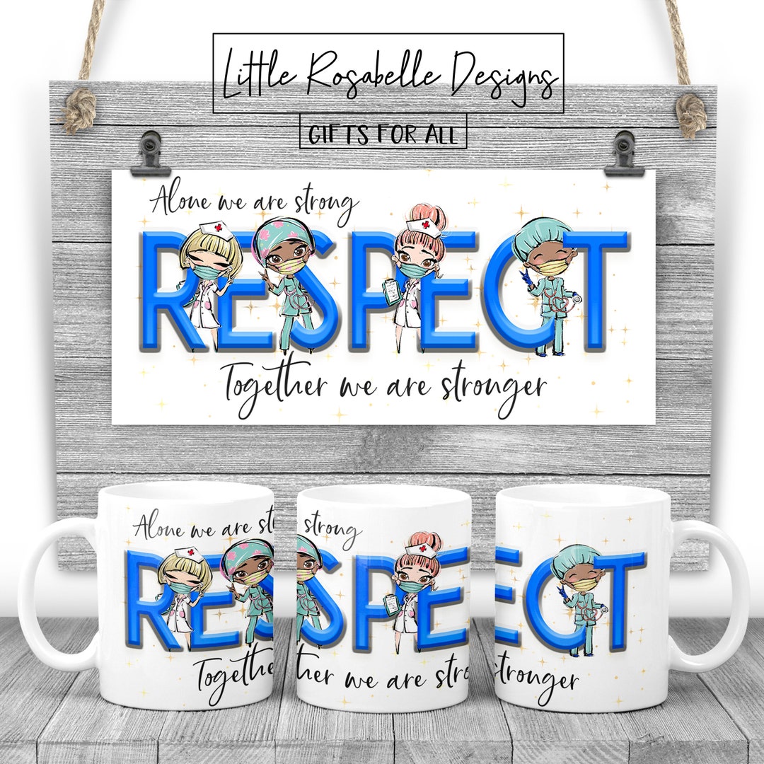 Respect Mug Together We Are Stronger Blue - Etsy