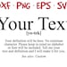 Custom Definition Your Own Text Meaning Dictionary Inspired Vector SVG ...