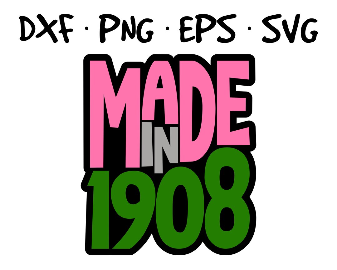 1908 Monogram Custom Year in Pinkies Color for Sport Team Organisation ...