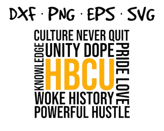 Historically Black College University HBCU Grads Inspired Logo - Etsy