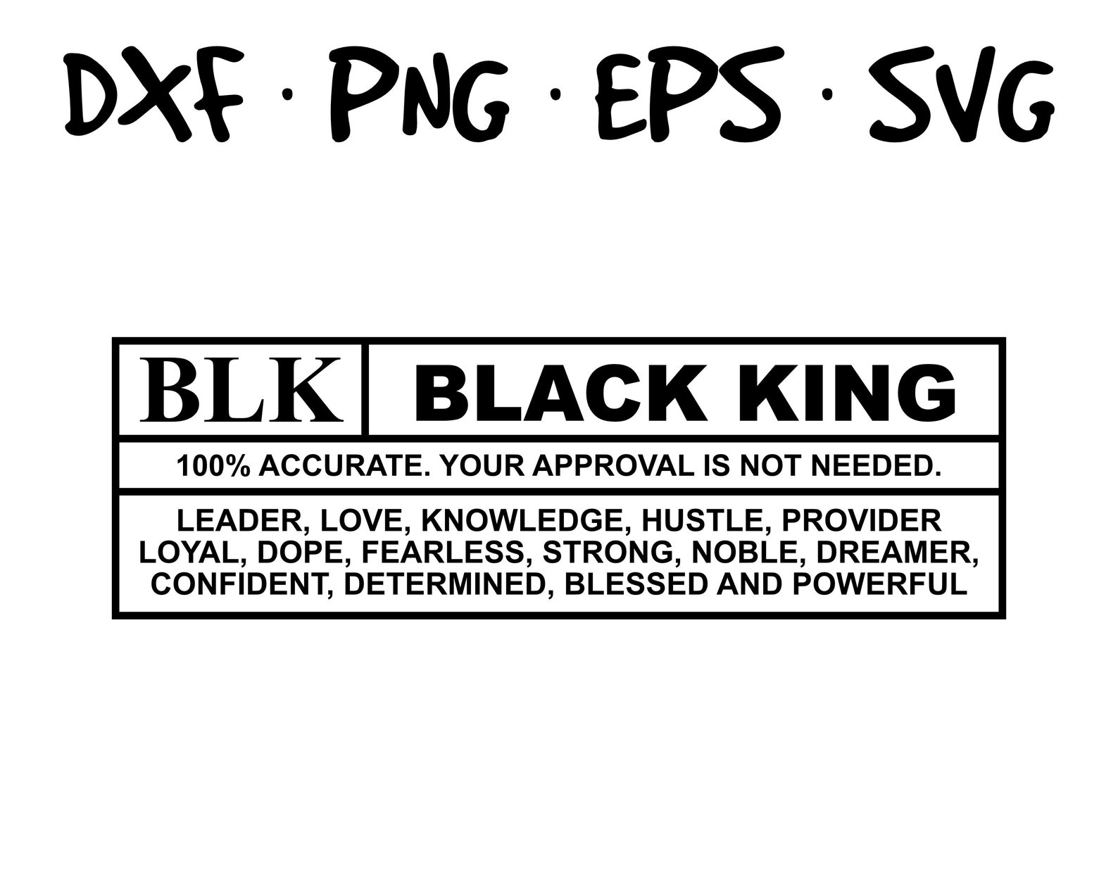 Black King The Most Powerful Piece in The Game Dripping logo | Etsy