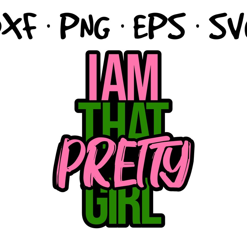 I Am Pretty Svg - Etsy