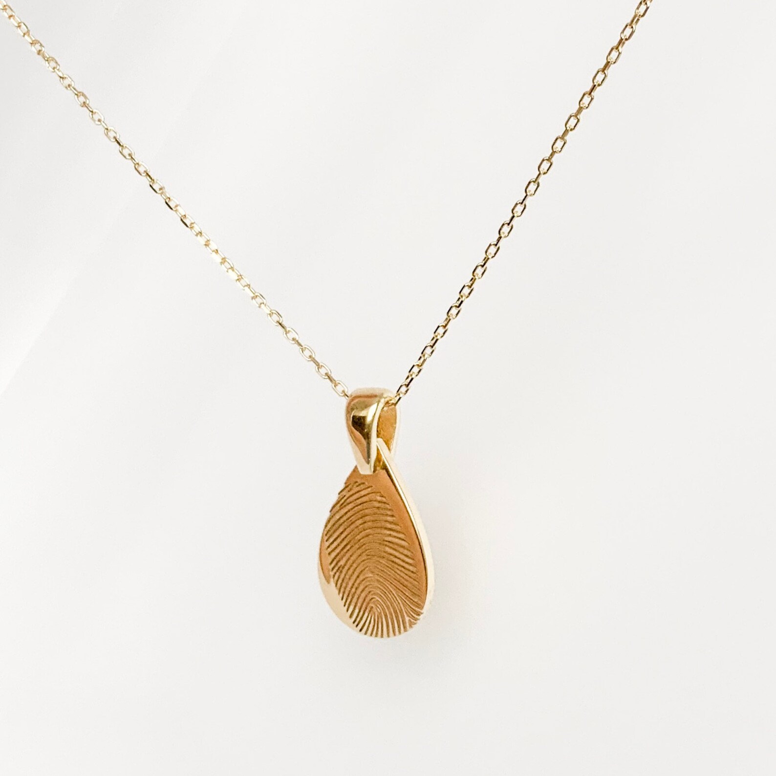 Custom Actual Fingerprint Necklace-personalized Fingerprint Jewelry ...