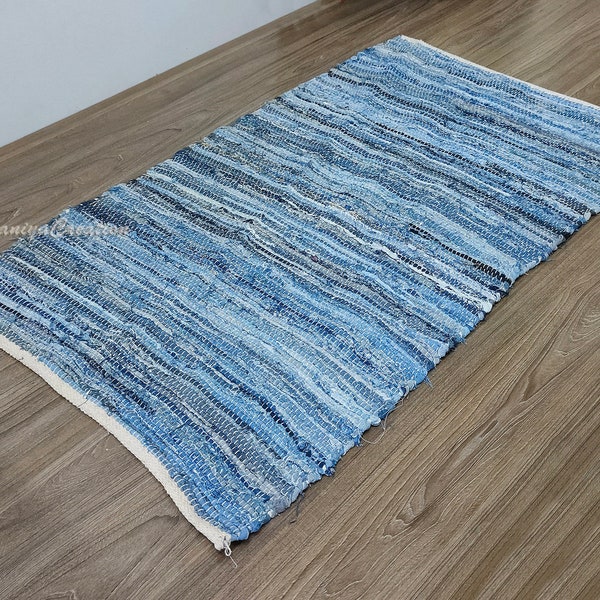 Rag Rug Runner - Etsy