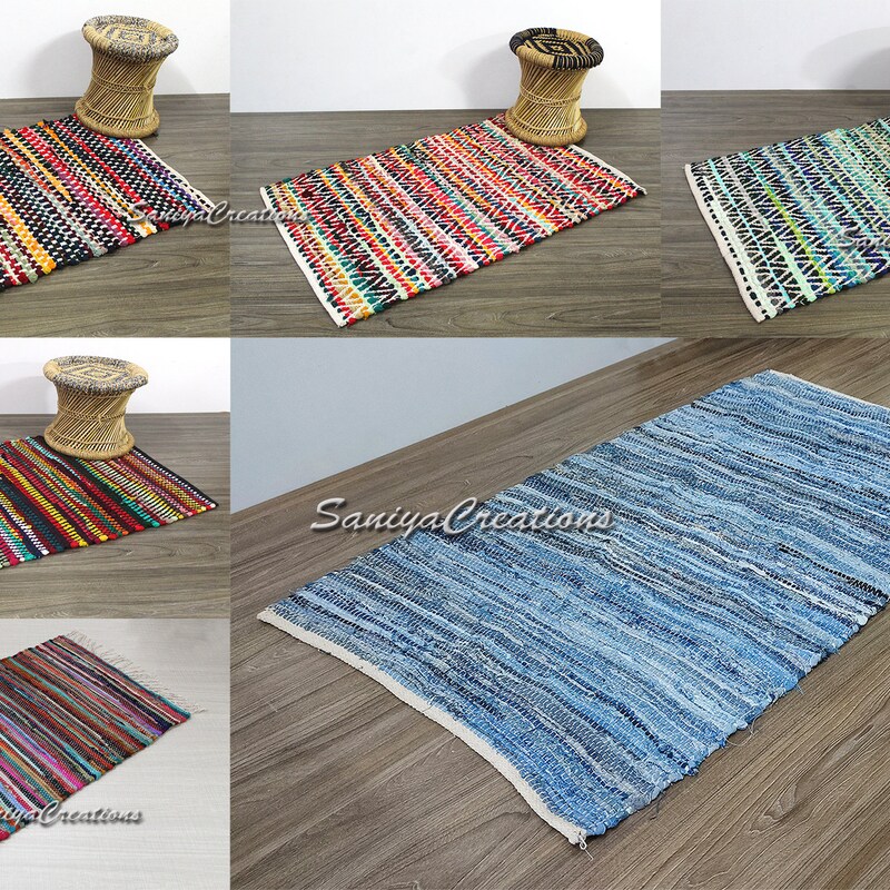 Loom Woven Rag Rugs - Etsy