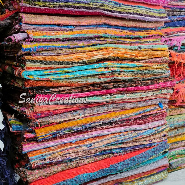 Rag Rug - Etsy