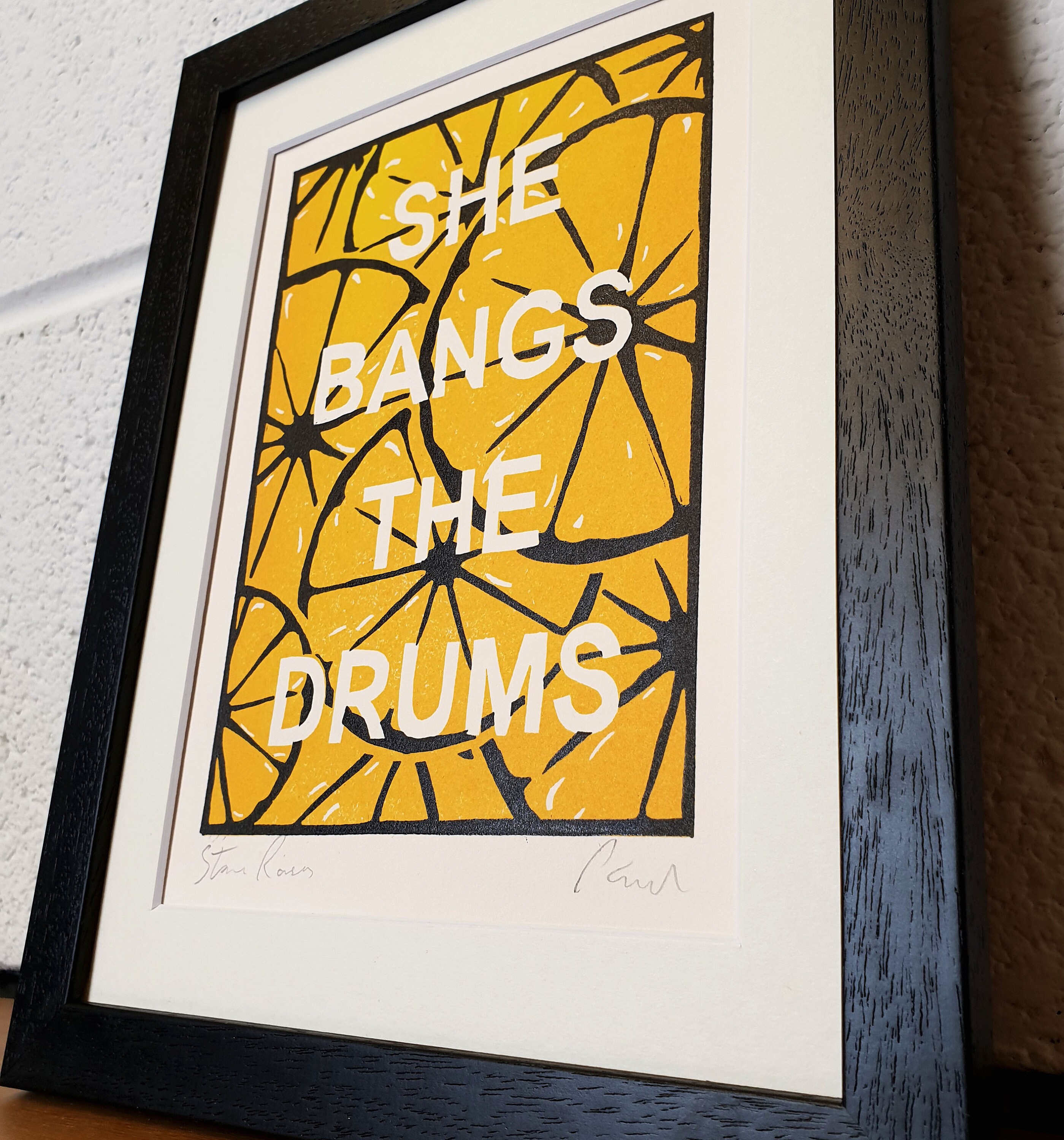 Stone Roses Lyrics Original Lino Print - Etsy