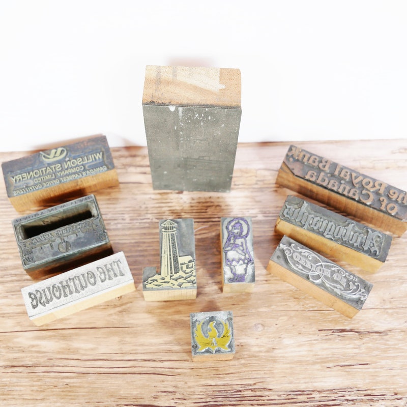 Letterpress Blocks - Etsy