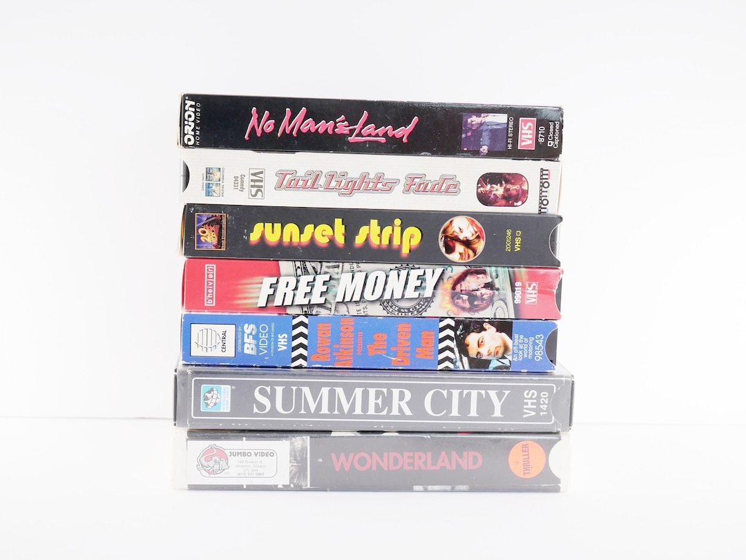 Action Movie VHS Tapes - Etsy