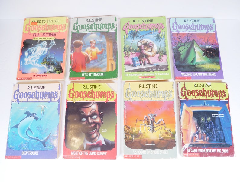 90s Goosebumps Chapter Books By R.L. Stine | Etsy
