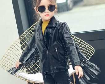 Leather Jacket Girls - Etsy