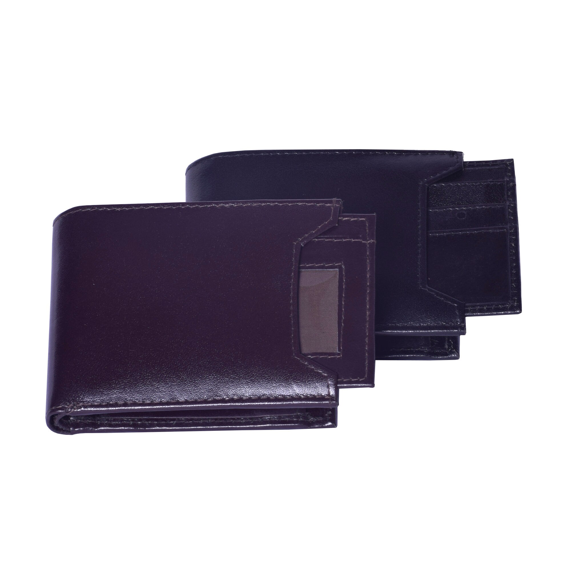 Genuine Buff Leather Wallet for Men Leather Money Purse Credit | Etsy