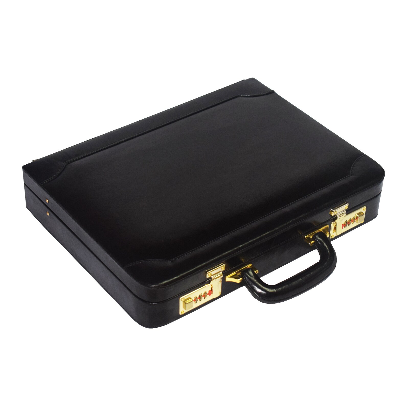 Genuine Leather Attache Briefcase Business Handbag for Men 14 - Etsy