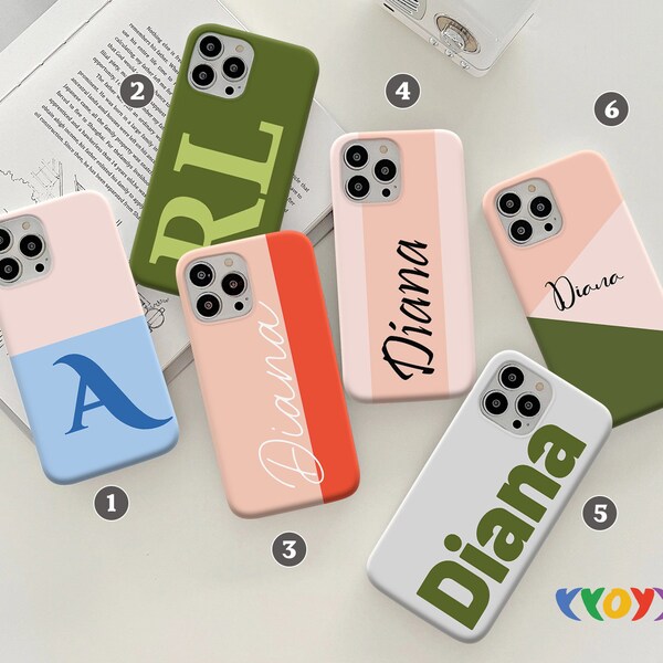 Monogram Phone Case - Etsy