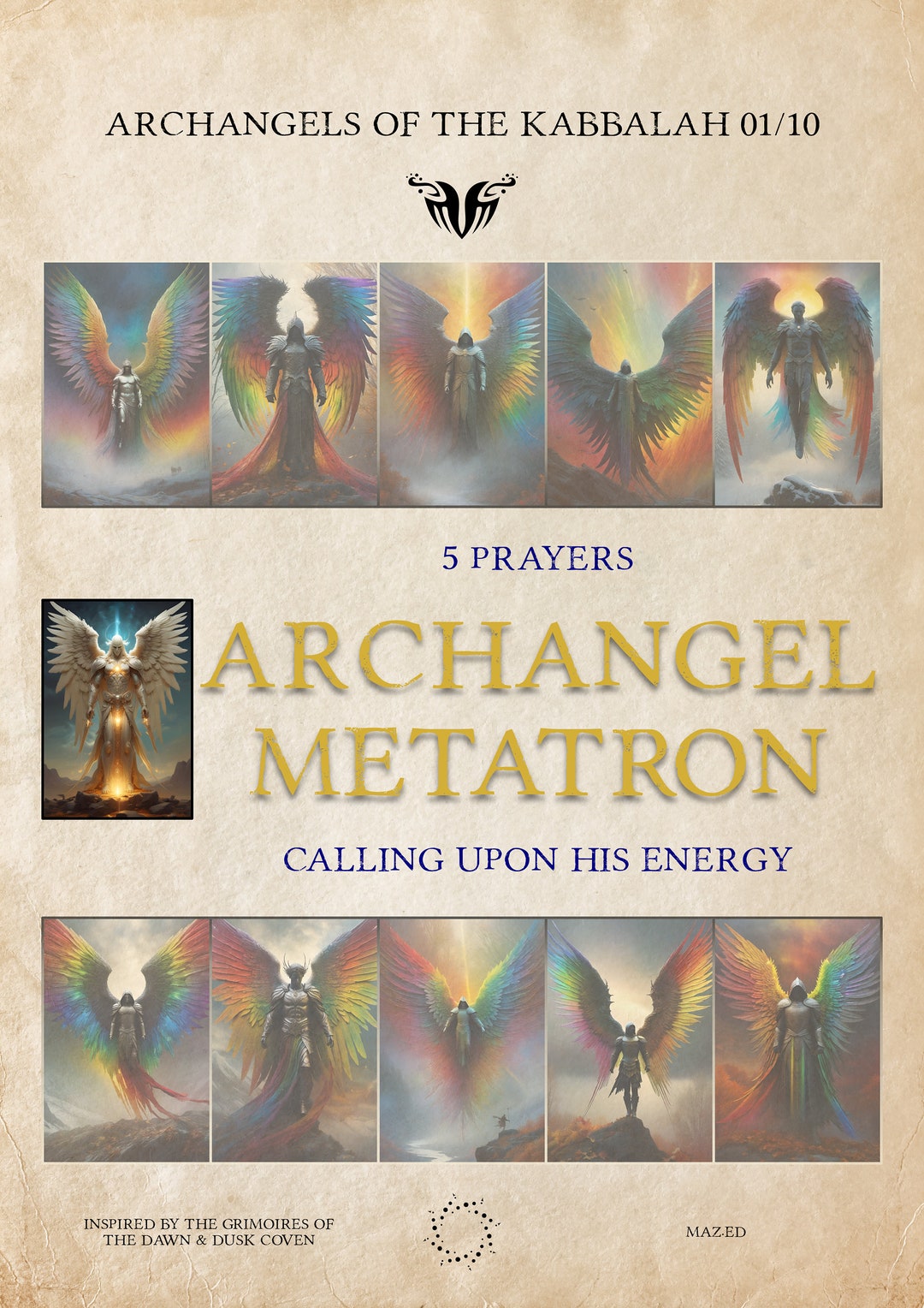 Archangel METATRON, 5 Prayers, Calling Upon His Energy - 10 Illustrated ...