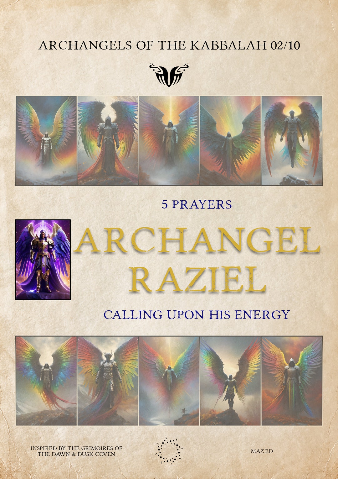 Archangel RAZIEL, 5 Prayers, Calling Upon His Energy - 10 Illustrated ...