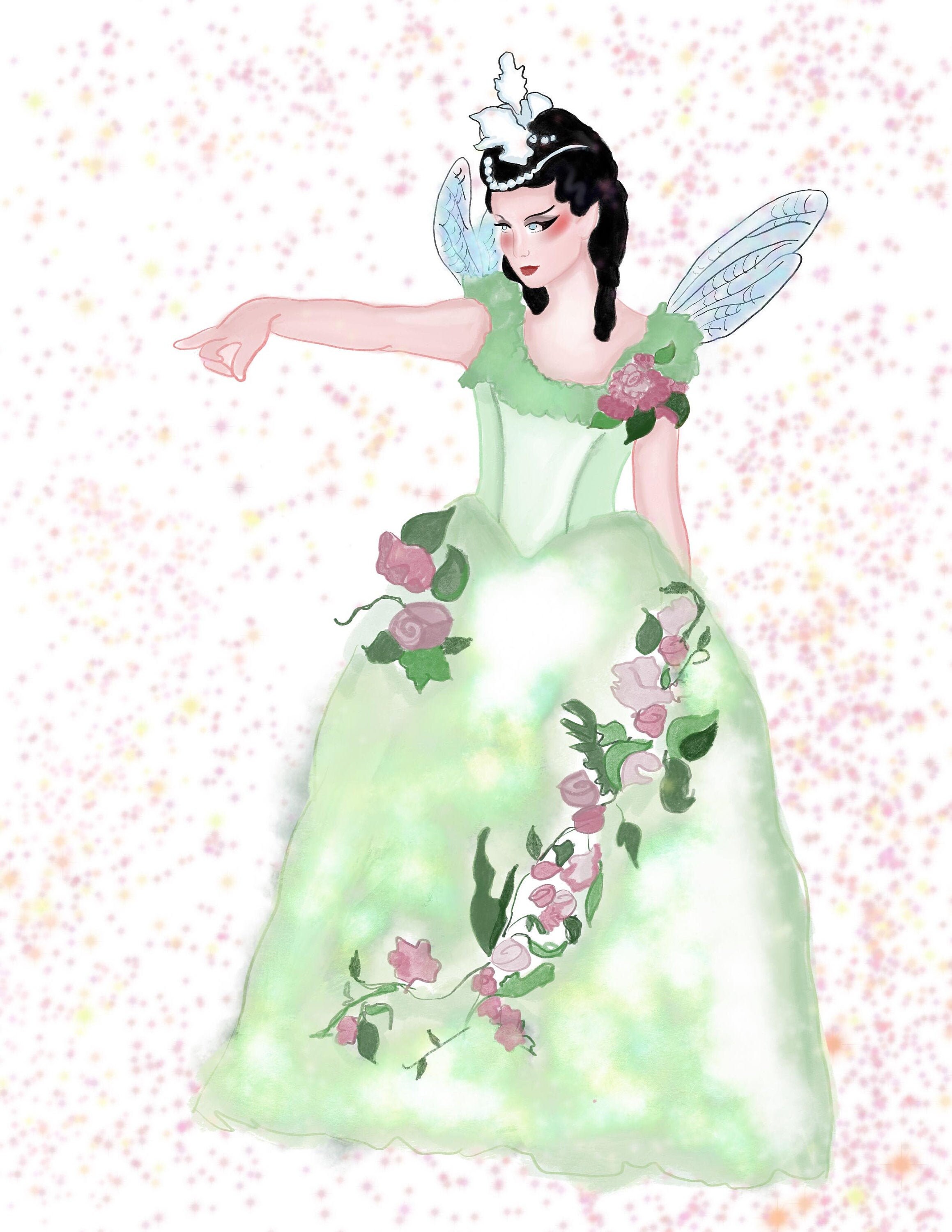 Vivien Leigh as Titania in 'A Midsummer Night's Dream' Digital Art ...