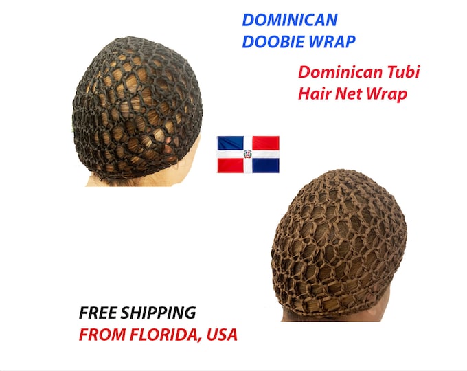 Dominican Tubi (doobie) Hair Warap Cap\ Gorro De Tubi Dominicano - Etsy