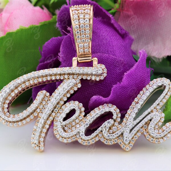 Custom Moissanite Pendant - Etsy