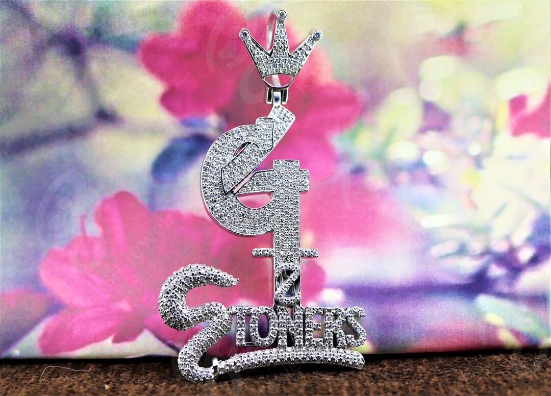 2 Custom Name/number Pendant Brand Logo Hip Hop Pendant Customized Hip ...