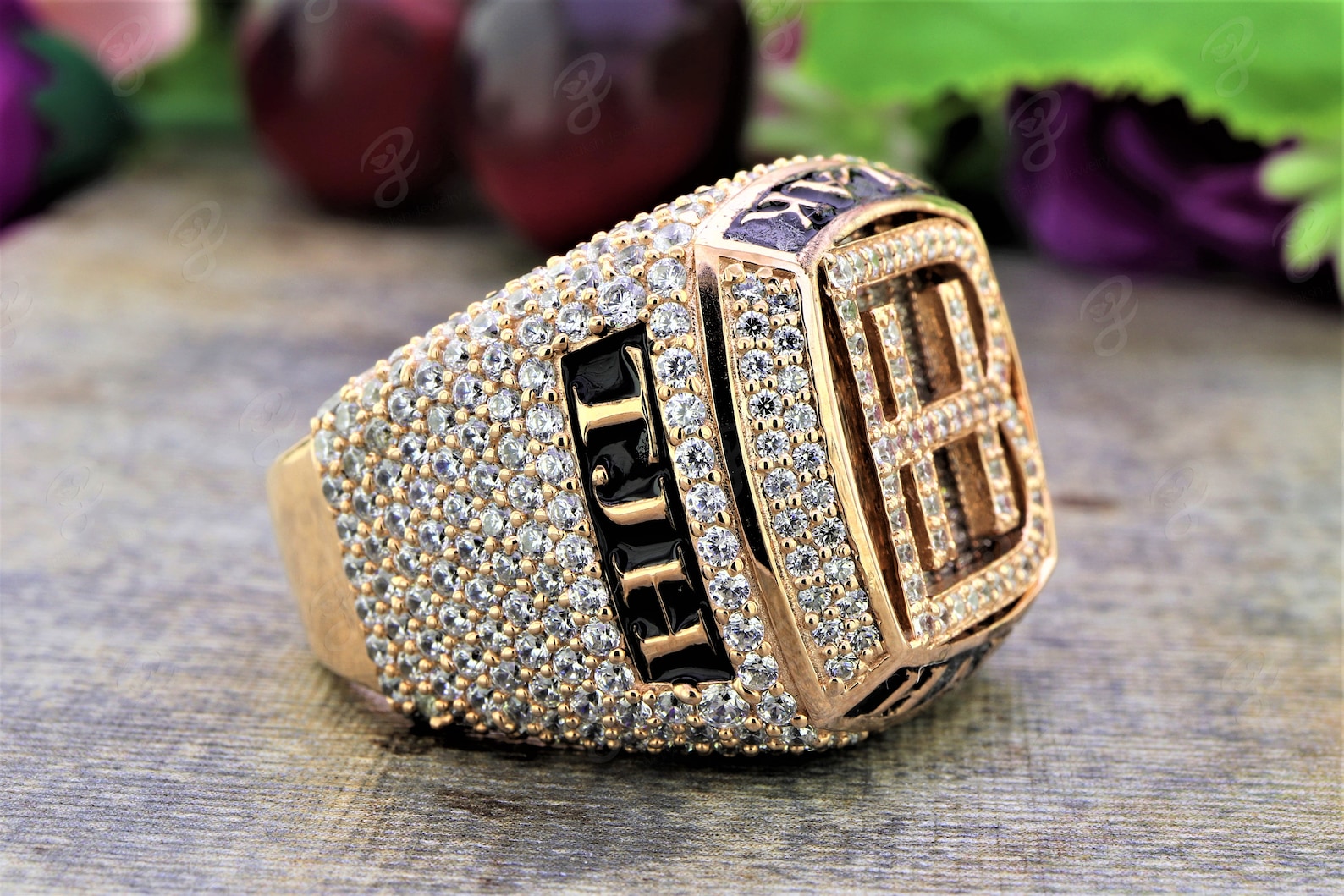 Championship Ring Hip Hop Customize Trendy Design Silver | Etsy