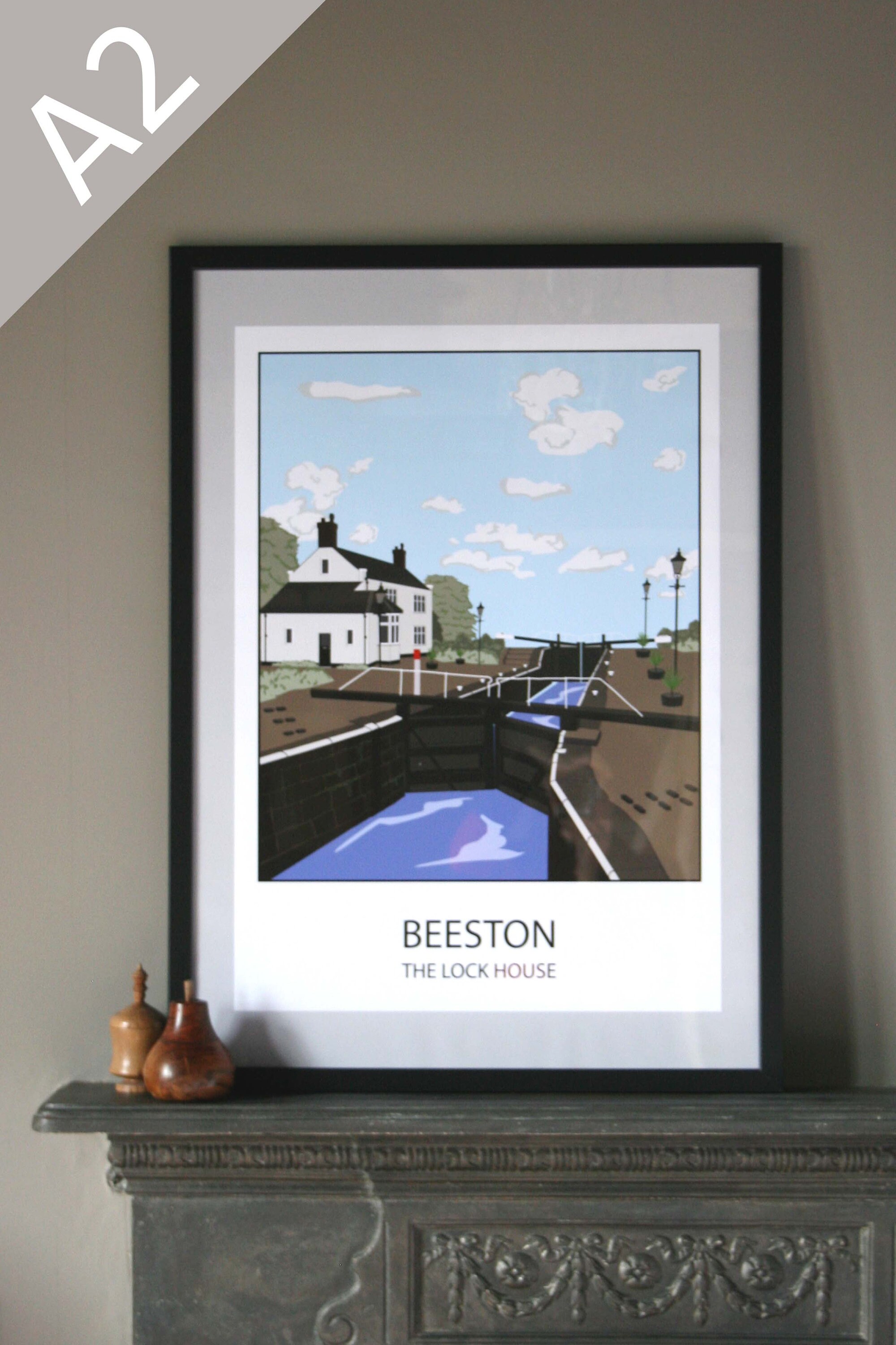 The Lock House, Beeston, Nottingham Local Landmark Illustration - Etsy