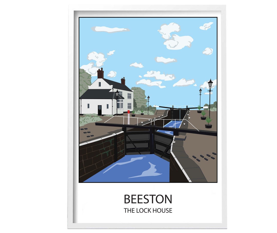 The Lock House, Beeston, Nottingham Local Landmark Illustration - Etsy