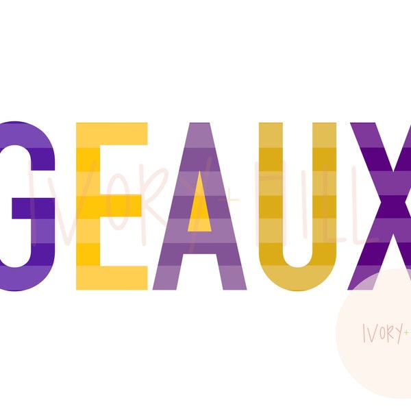 Geaux Tigers Svg - Etsy