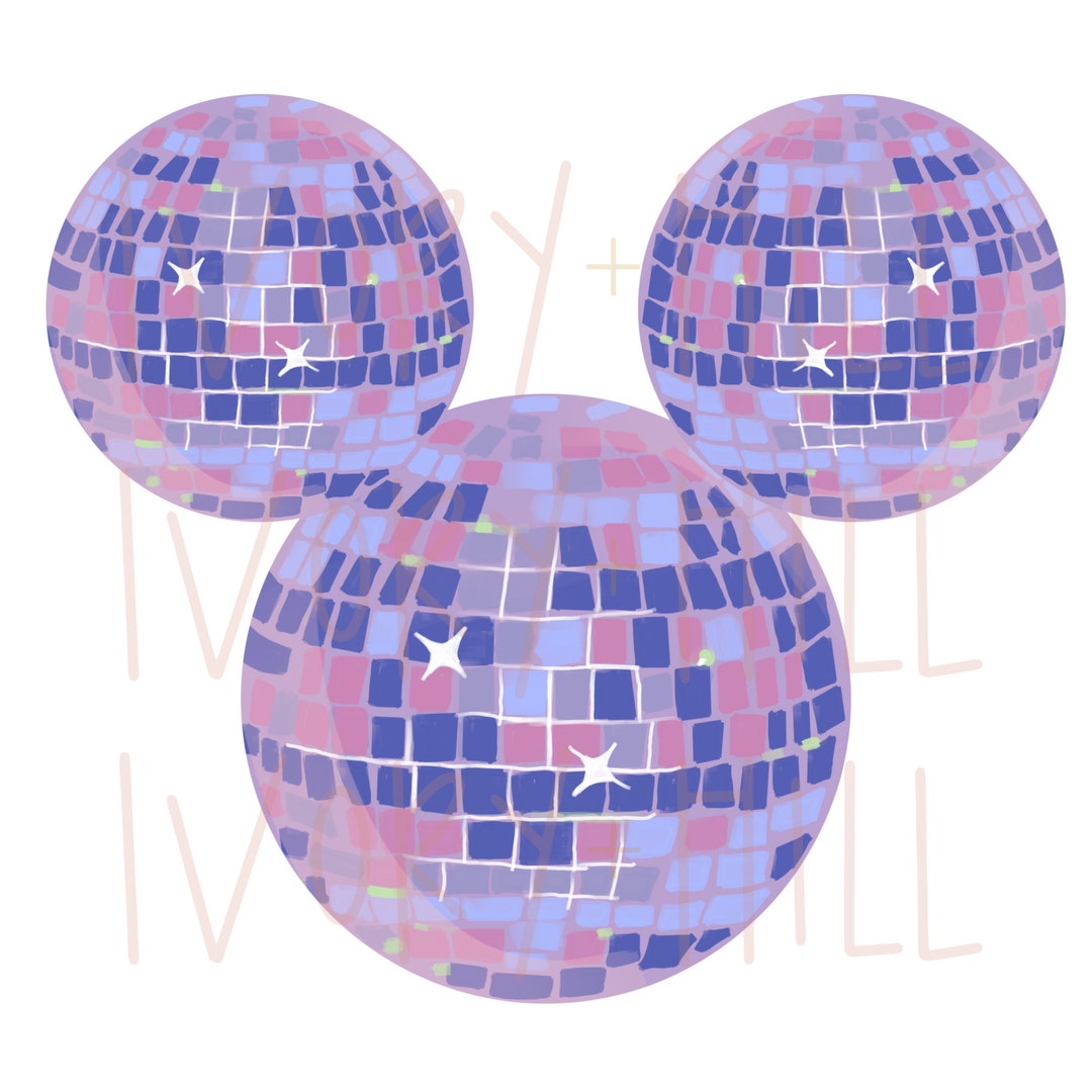 Disco Mouse PNG, Good Vibes Mouse, Digital Design and Clipart for ...