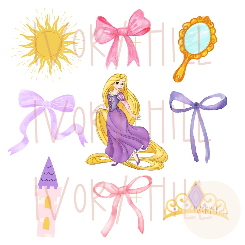 Rapunzel Heat Press - Etsy UK
