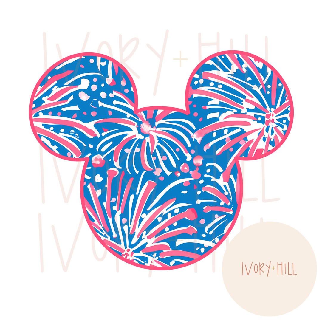 Red White and Blue Mouse Digital Design, Patriotic PNG for Sublimation ...