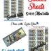 Mini Cash Stickers - Etsy