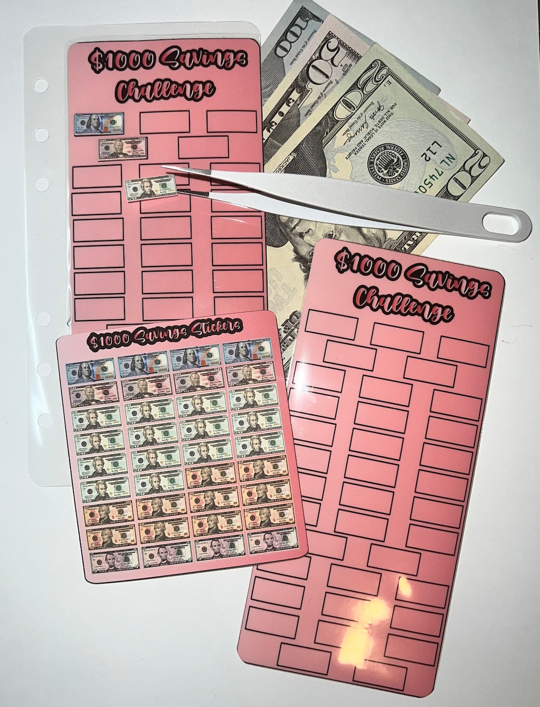 Mini Cash Savings Challenge 1000 Mix - Etsy