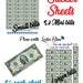 Mini Cash Stickers - Etsy