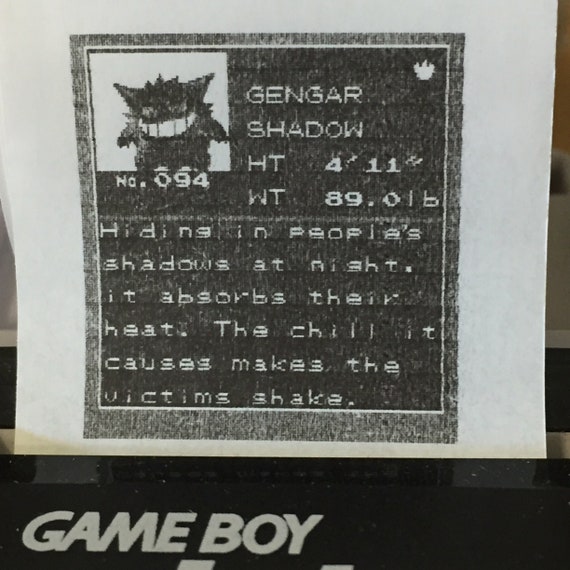 Pokédex Profiles 82-151 Generation 2 Pokemon Gold Silver - Etsy