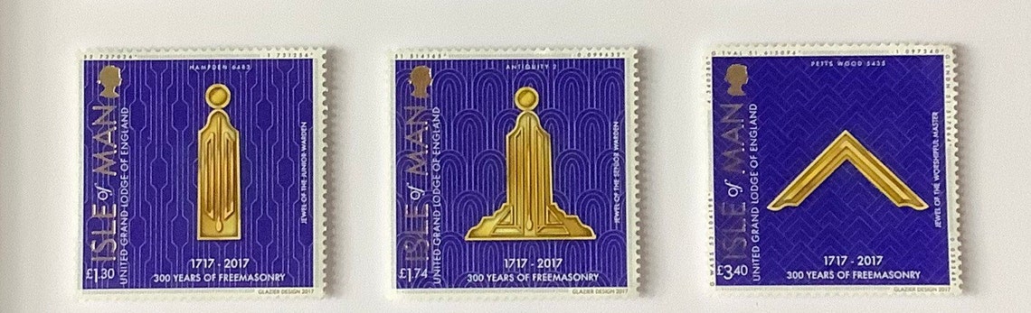 Freemasons Stamps 300 Years of Freemasonry Framed Stamps - Etsy